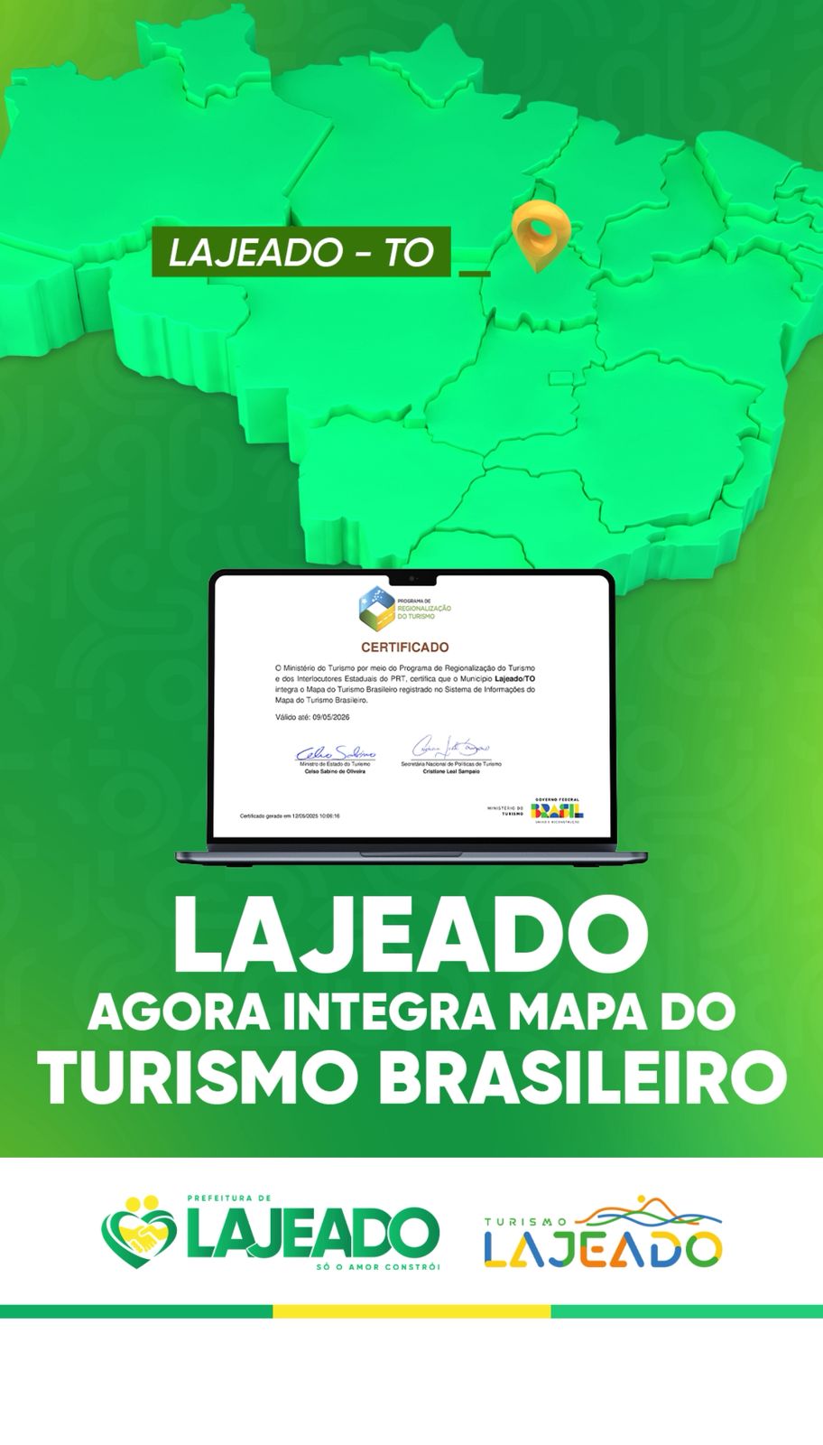 Lajeado é incluído no Mapa do Turismo Brasileiro e ganha reconhecimento ...